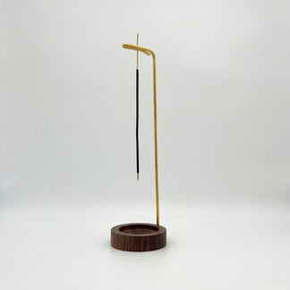 a sunny day hangende wierook houder goud - wierookhouder - hout - goud